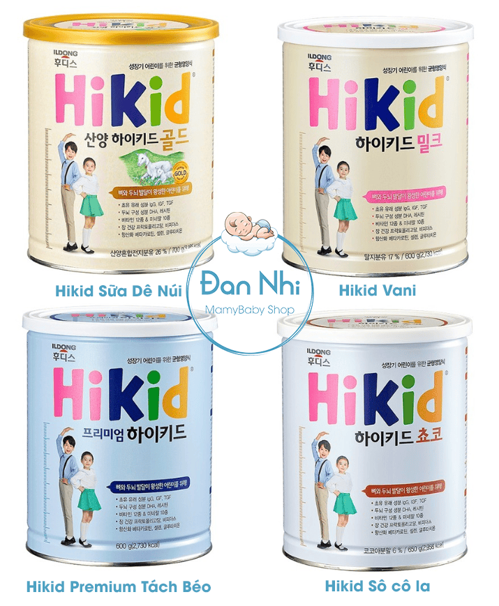 Sữa Dê Hikid Hàn Quốc 700g (trẻ từ 1-9 tuổi) - Mẹ và Bé